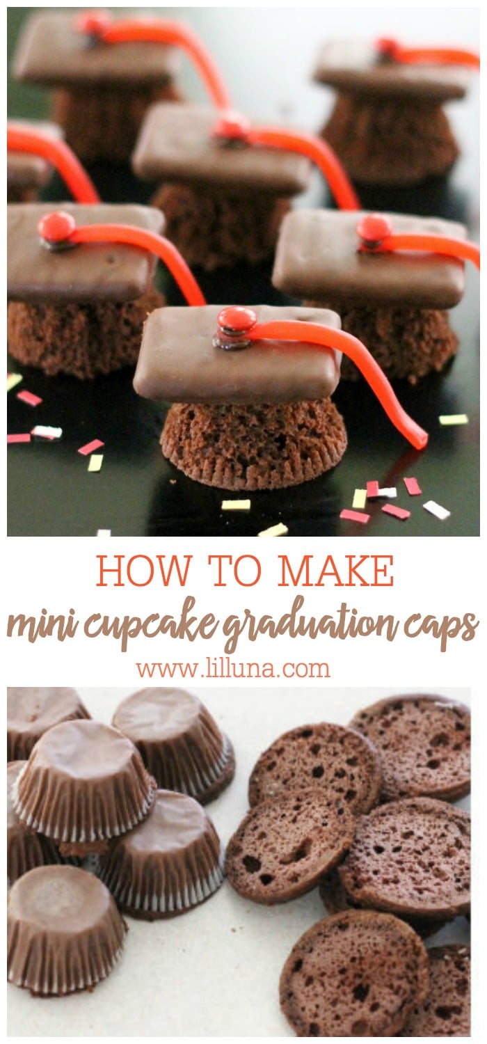 Graduation Mini Cupcakes