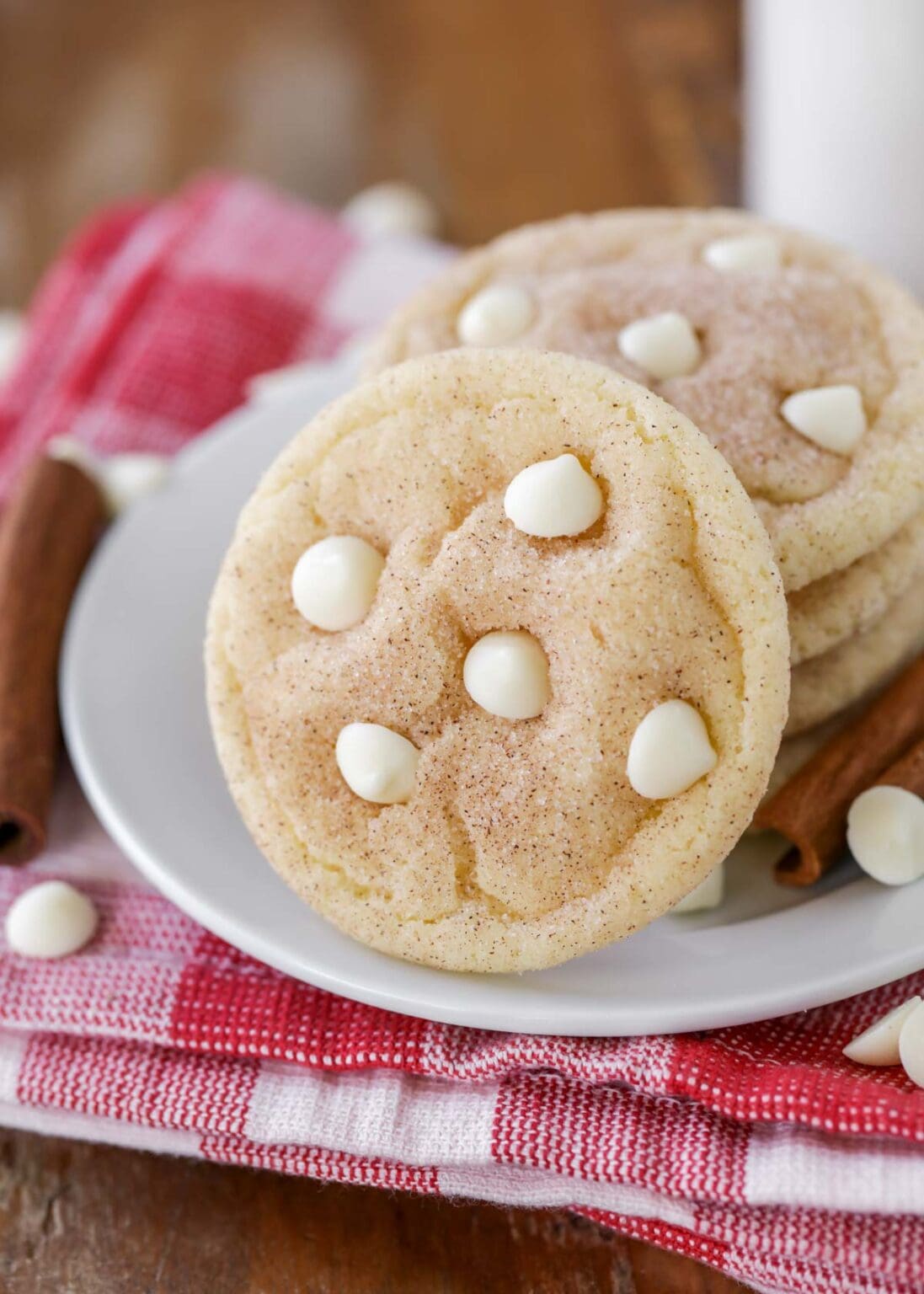 White Chocolate Snickerdoodles Recipe | Lil' Luna