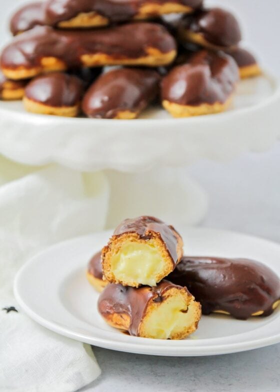Homemade Chocolate Eclair Recipe | Lil' Luna