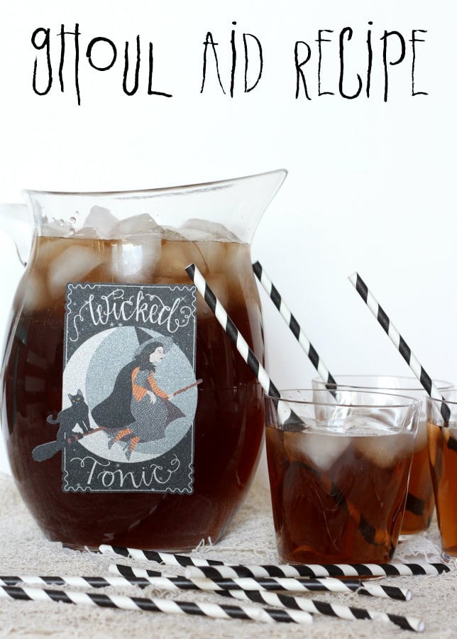 Ghoul-Aid Recipe {Halloween Kool-Aid Drink} | Lil' Luna