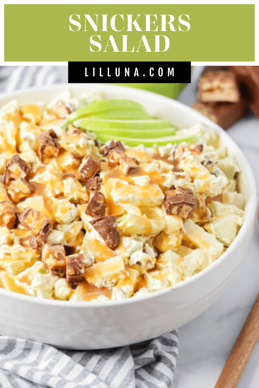 Quick and Easy Snickers Salad