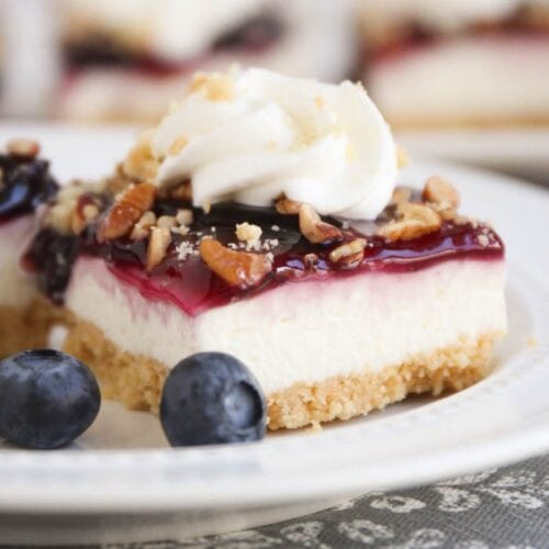 Easy Blueberry Delight {aka Blueberry Lush} | Lil' Luna