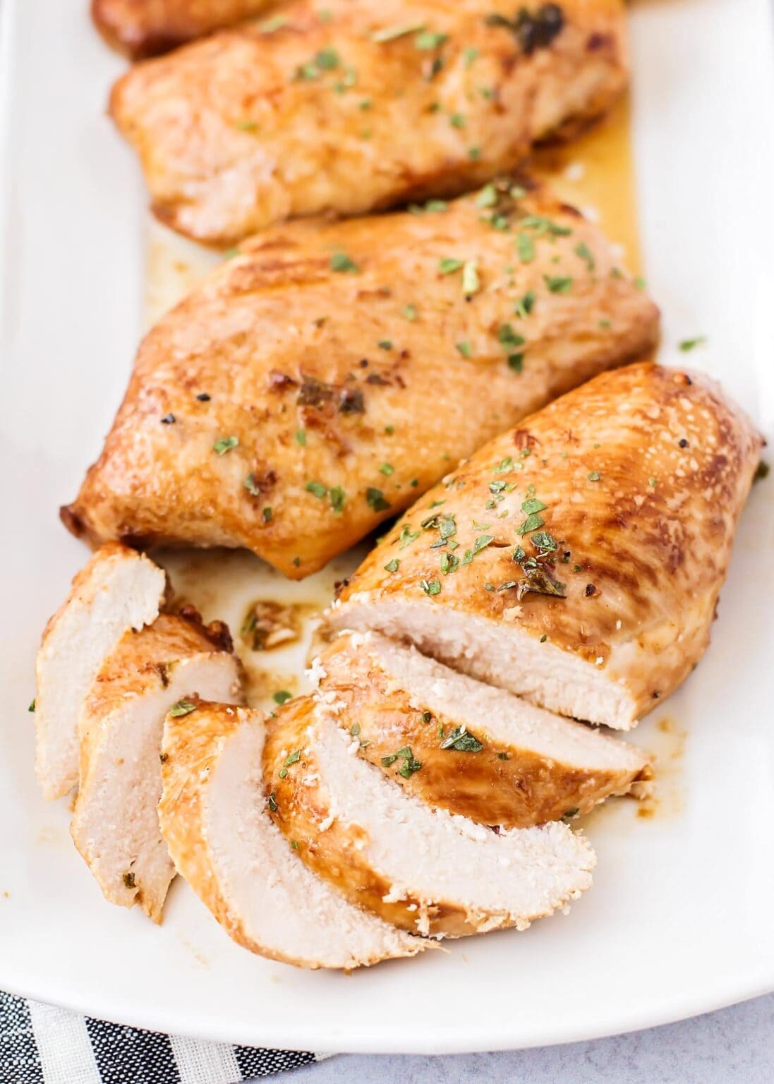 Baked Chicken {How to Bake Chicken Breasts} | Lil' Luna