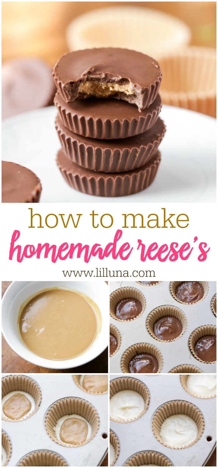 Homemade Reese's Peanut Butter Cups | Lil' Luna