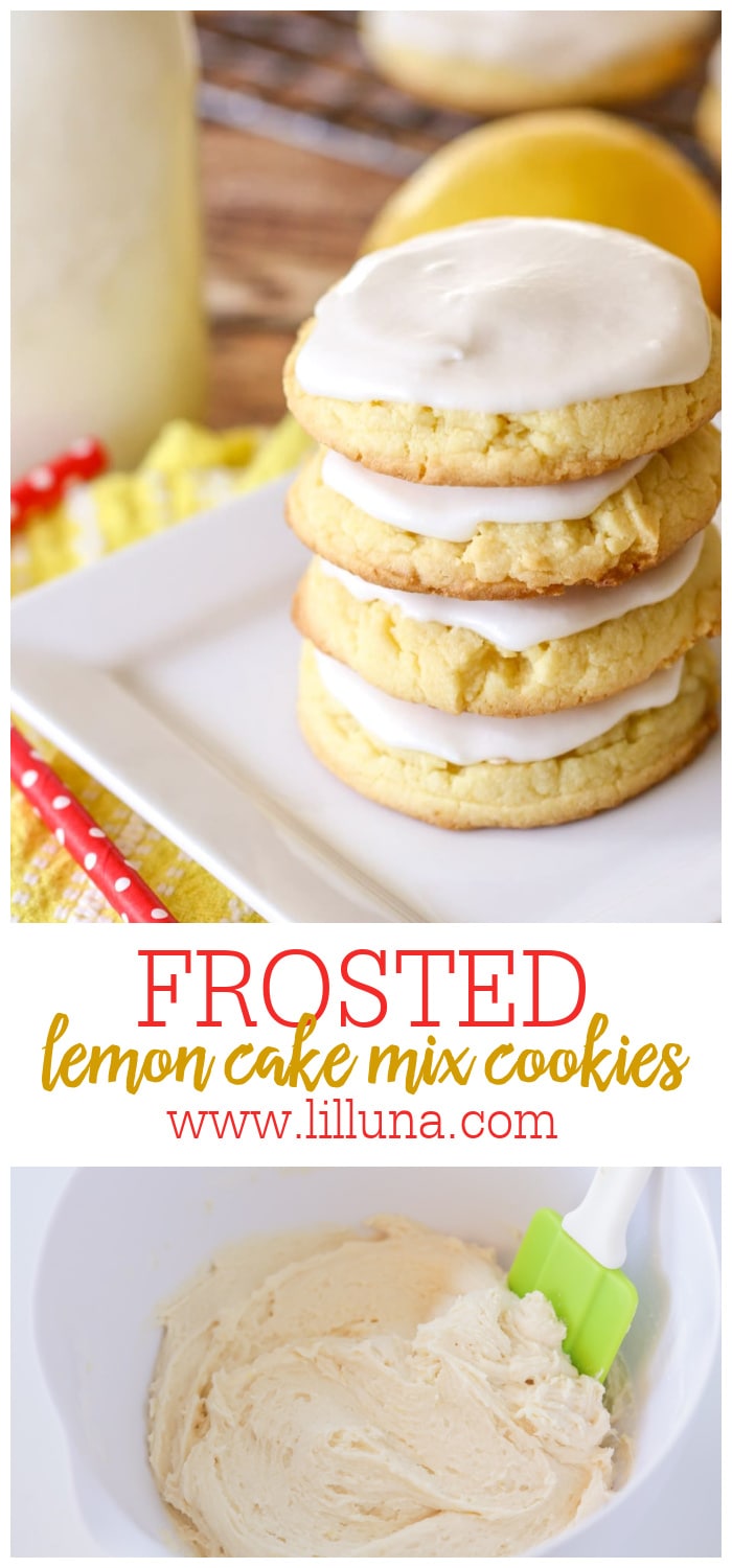 Lemon Cookies With Box Cake Mix | The Cake Boutique