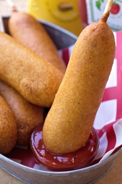 Homemade Corn Dog Recipe | Lil' Luna