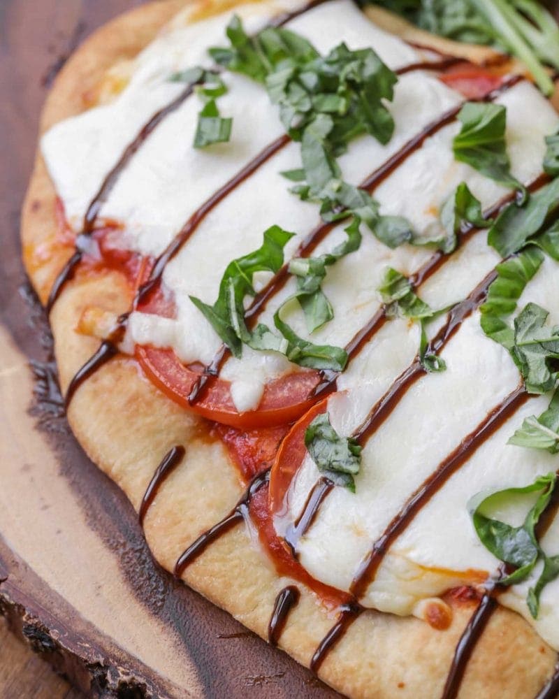 Caprese Pizza Recipe {A Disney Copycat Recipe!} | Lil' Luna