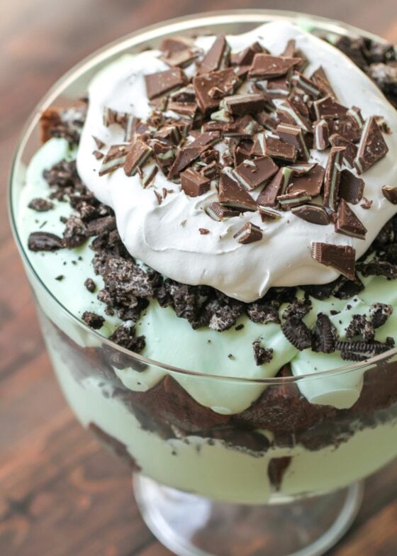 Mint Trifle Recipe {with Oreos Andes Mints} Lil Luna