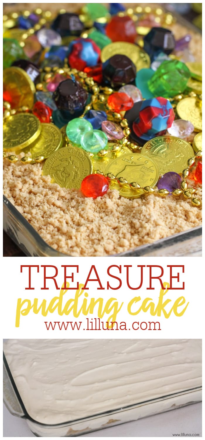 Treasure Pudding Cake {Oreo Crumb} | Lil' Luna