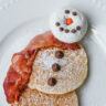 Snowman Pancakes {Quick, Easy + Kids Love Them!} | Lil' Luna