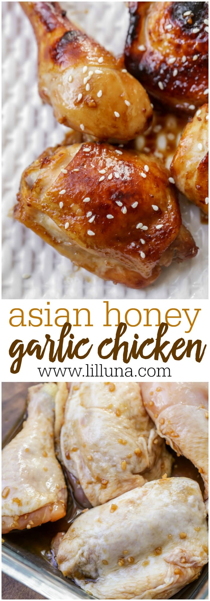 Asian Honey Garlic Chicken | Lil' Luna