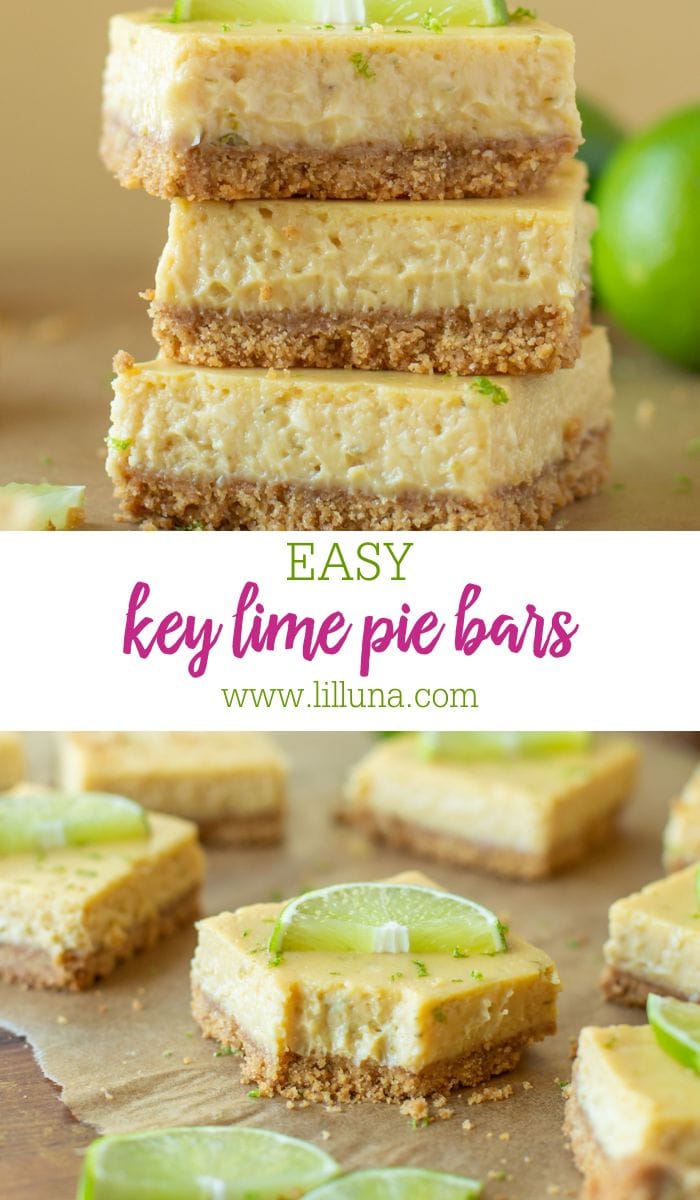 Key Lime Pie Bars {Easier than pie!} | Lil' Luna