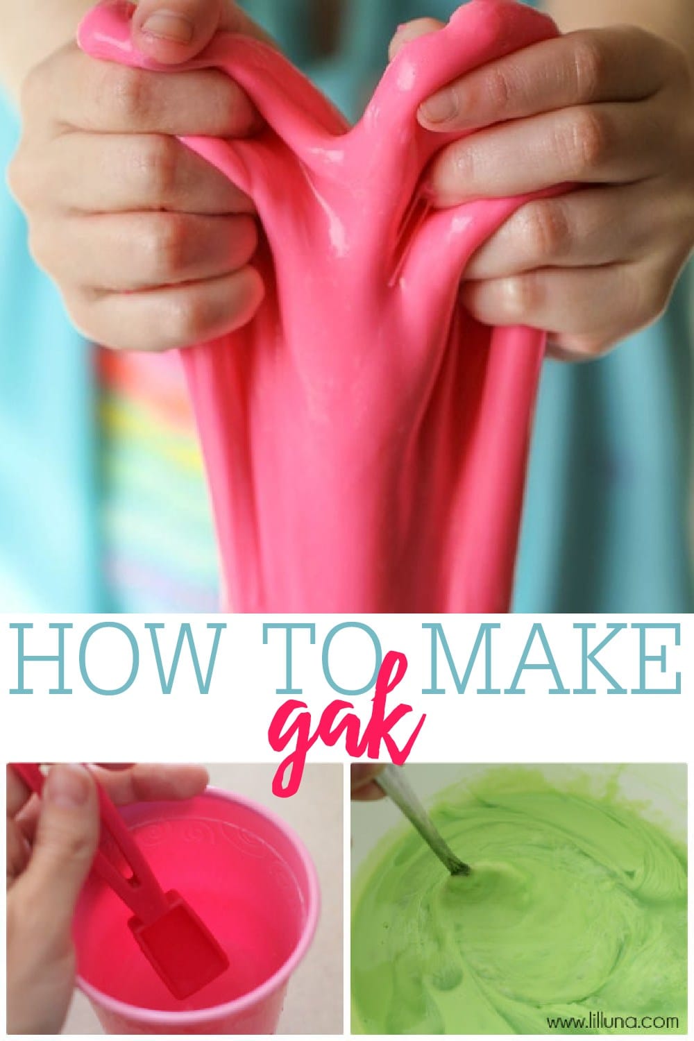 Homemade Gak {Quick, Easy + Kid-Approved} | Lil' Luna