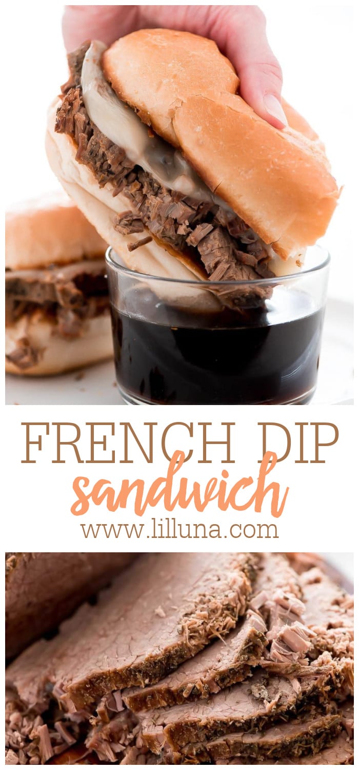 BEST French Dip Sandwich Recipe | Lil' Luna