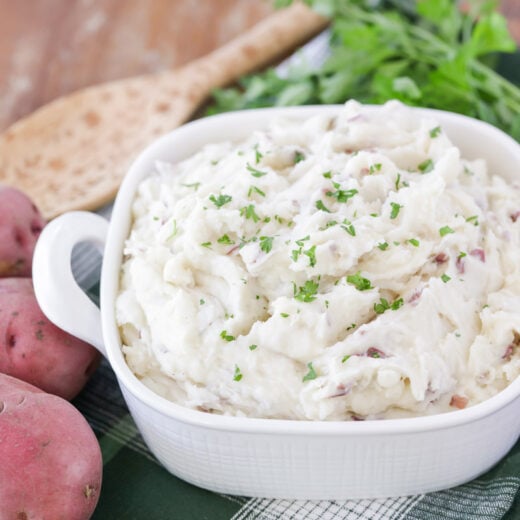 Garlic Mashed Red Potatoes | Lil' Luna