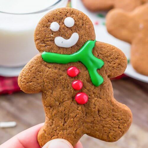 Soft Gingerbread Cookie Recipe (+VIDEO) | Lil' Luna
