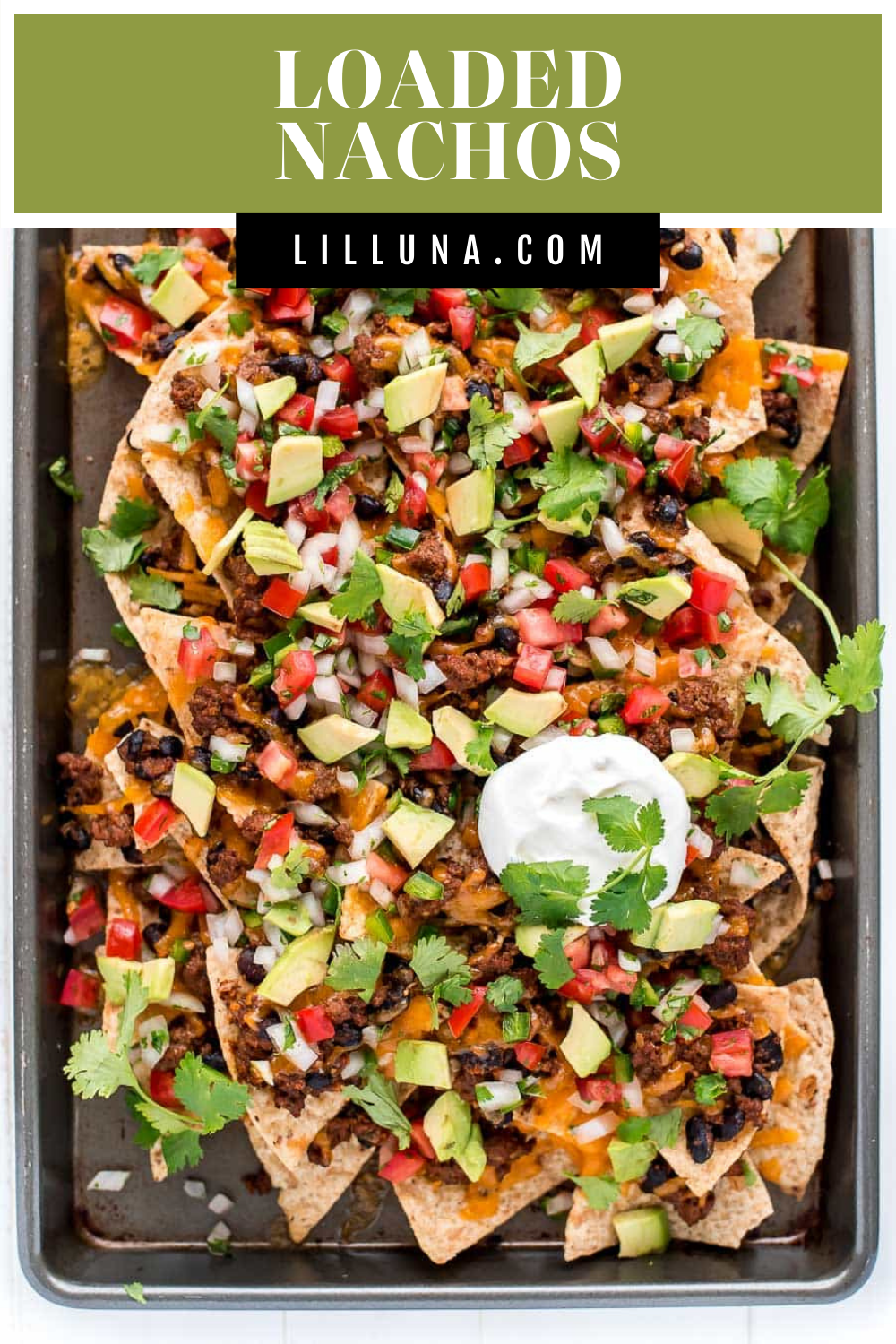 Loaded Nachos Recipe | Lil' Luna