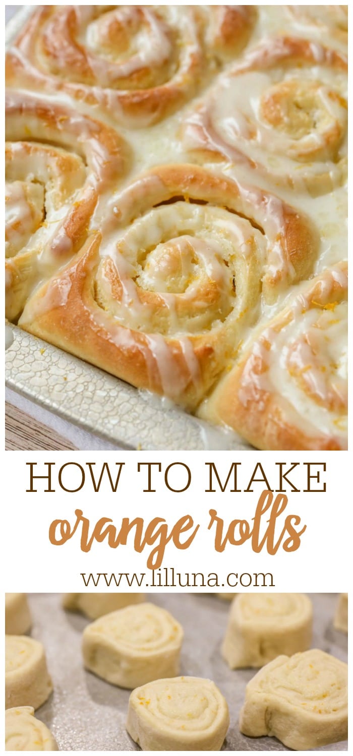 Orange Rolls {With Delicious Glaze!} | Lil' Luna