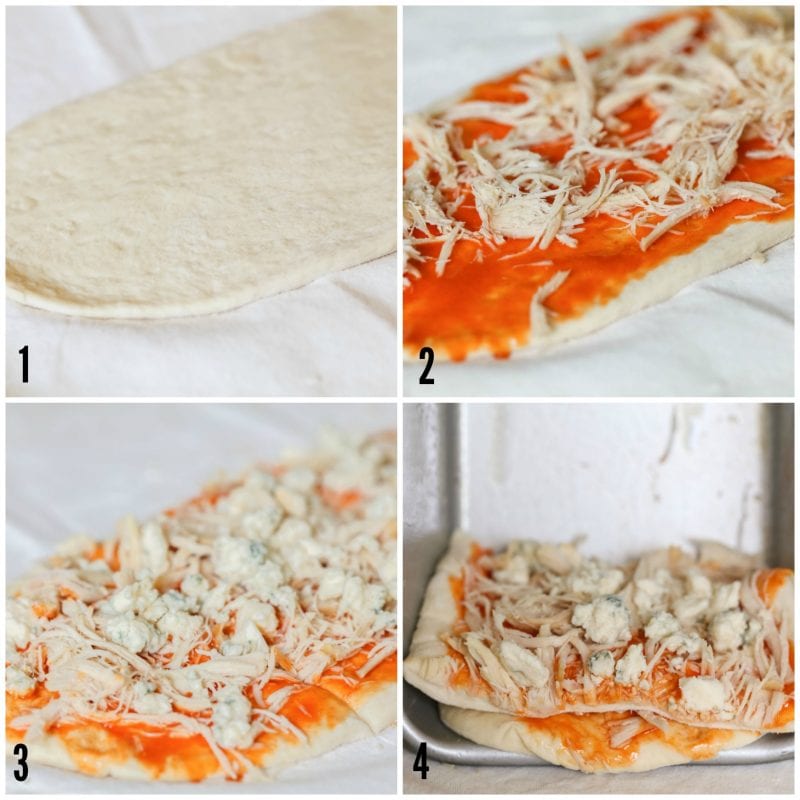 Buffalo Chicken Pull Apart Bread {The BEST} | Lil' Luna