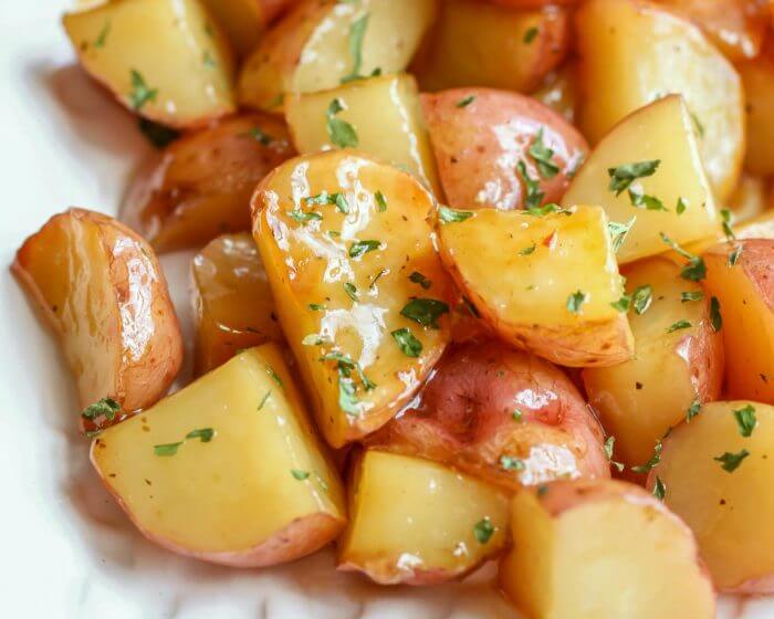 Brown Sugar Glazed Red Potatoes Recipe | Lil' Luna