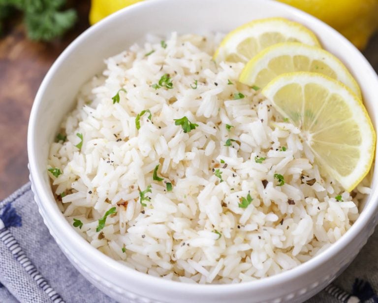 Easy Lemon Rice Recipe | Lil' Luna