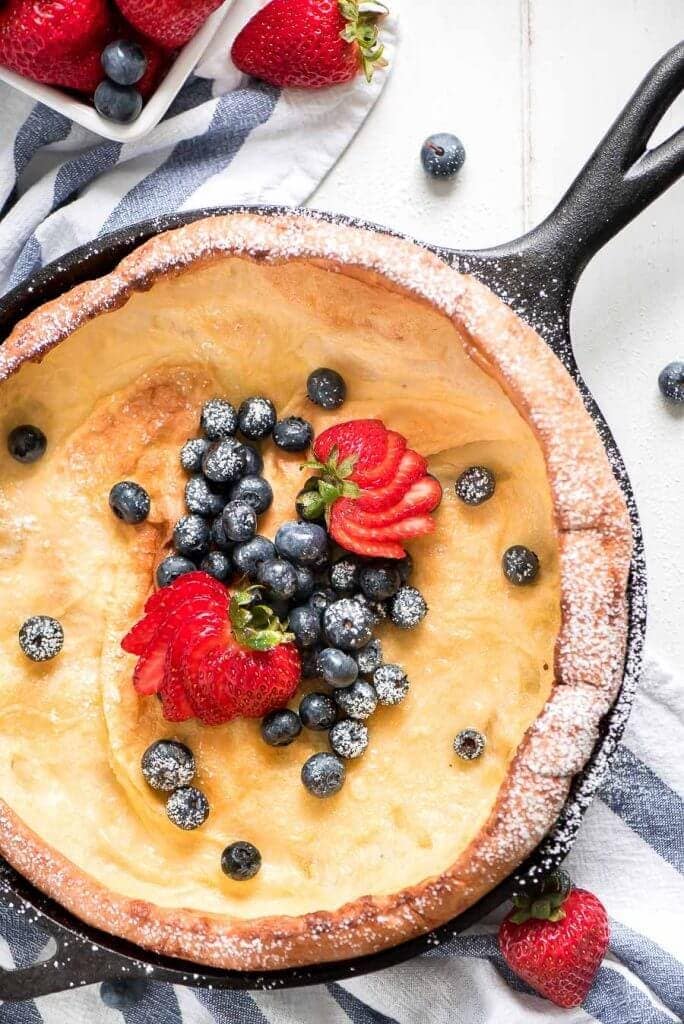 Dutch Baby Pancake {Ready in 30 Minutes!} | Lil' Luna