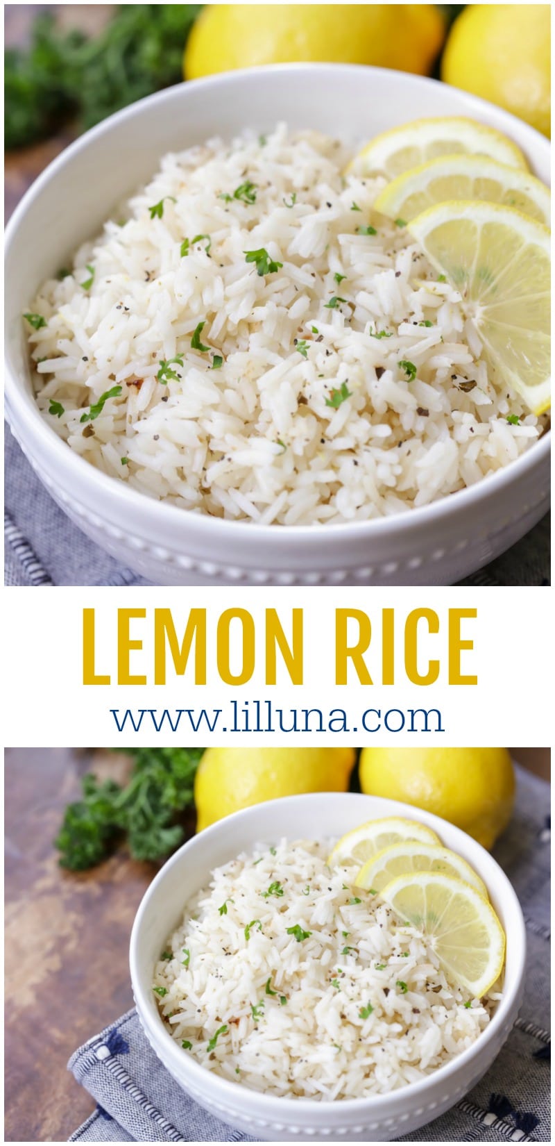 Easy Lemon Rice Recipe | Lil' Luna