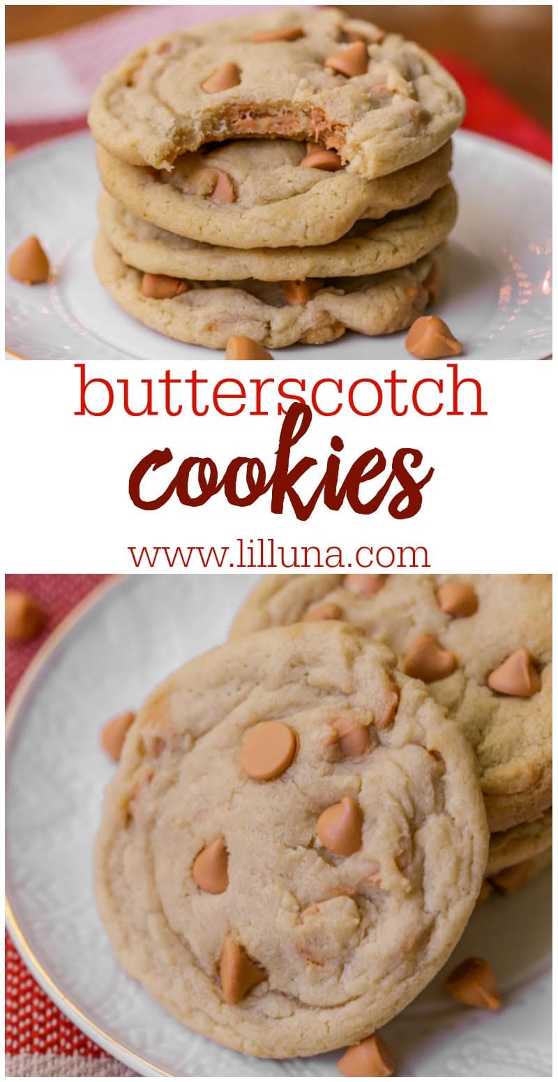 Butterscotch Cookies {Easy + Delicious} | Lil' Luna