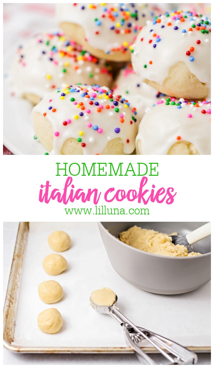 Italian Cookies Recipe {aka Italian Wedding Cookies} | Lil' Luna