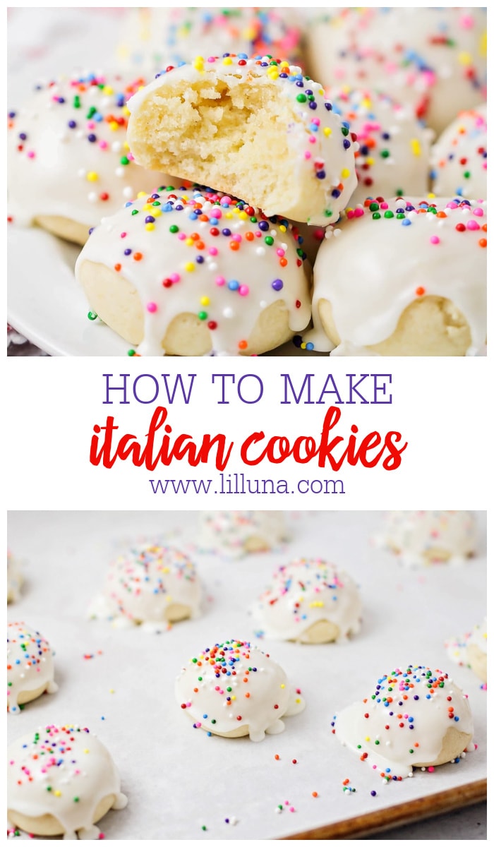 Italian Cookies Recipe {aka Italian Wedding Cookies} | Lil' Luna