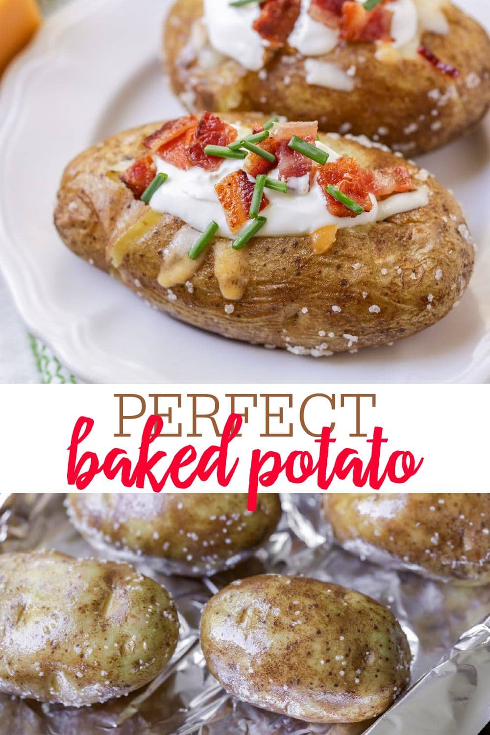 Perfect Baked Potato Recipe (+VIDEO) | Lil' Luna