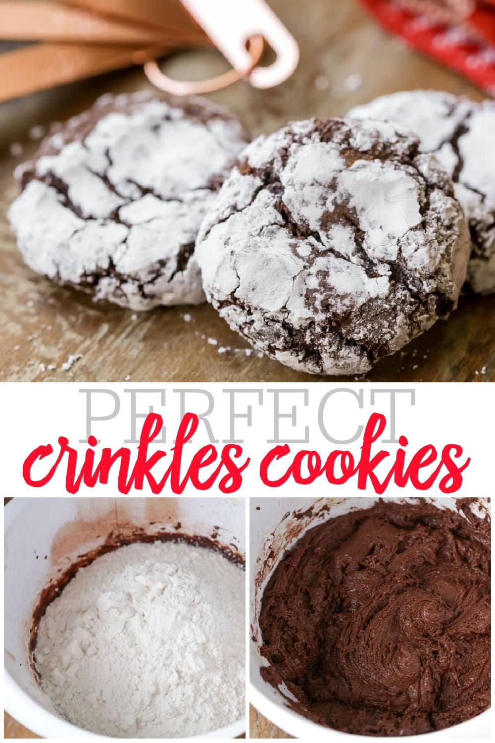 Chocolate Crinkles Cookies - aka Earthquake Cookies (+VIDEO) | Lil' Luna
