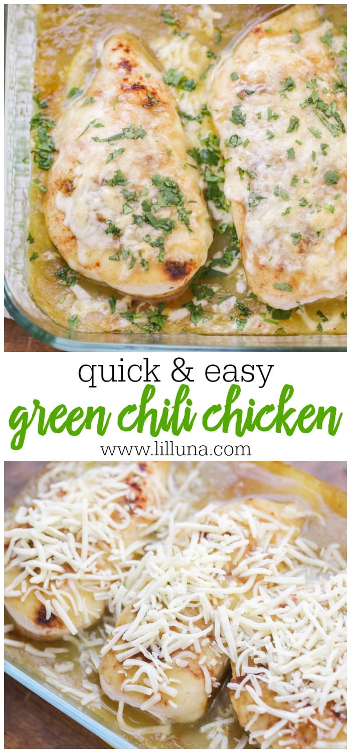 Easy Green Chili Chicken {5 Minutes to Prep} | Lil' Luna