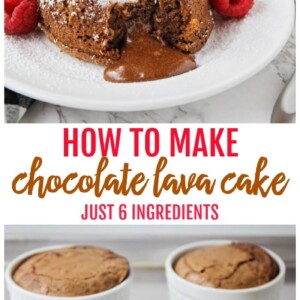 Easy Chocolate Lava Cake - Just 6 Ingredients! | Lil' Luna
