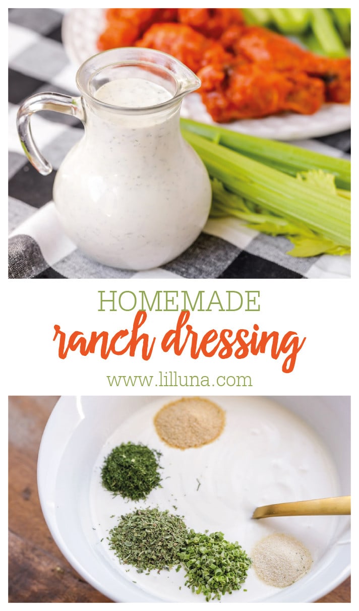 The Best Homemade Ranch Dressing Recipe | Lil' Luna