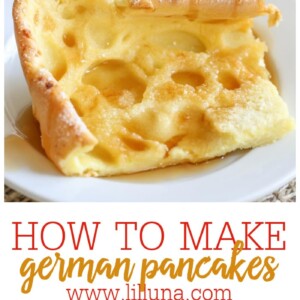German Pancakes Recipe - Just 5 Ingredients! (+VIDEO) | Lil' Luna