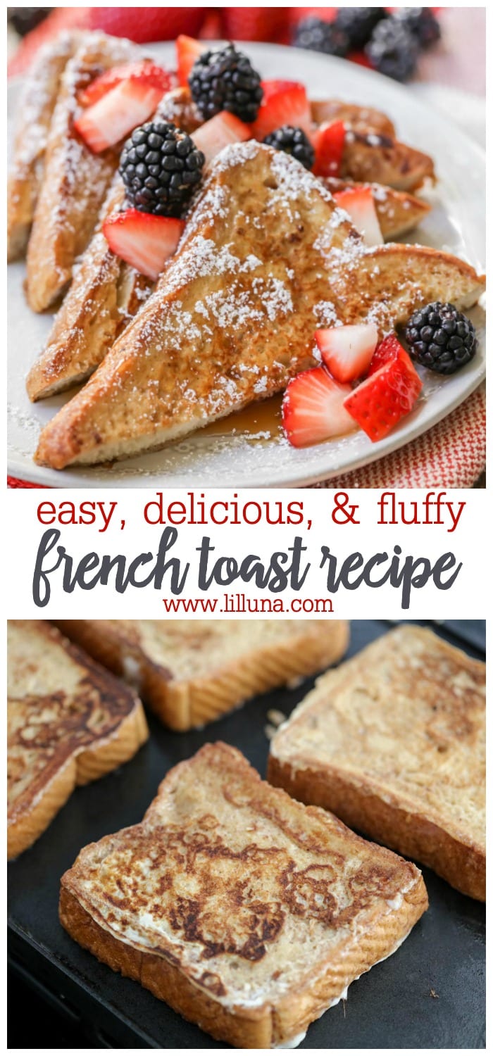 Classic French Toast Recipe | Lil' Luna