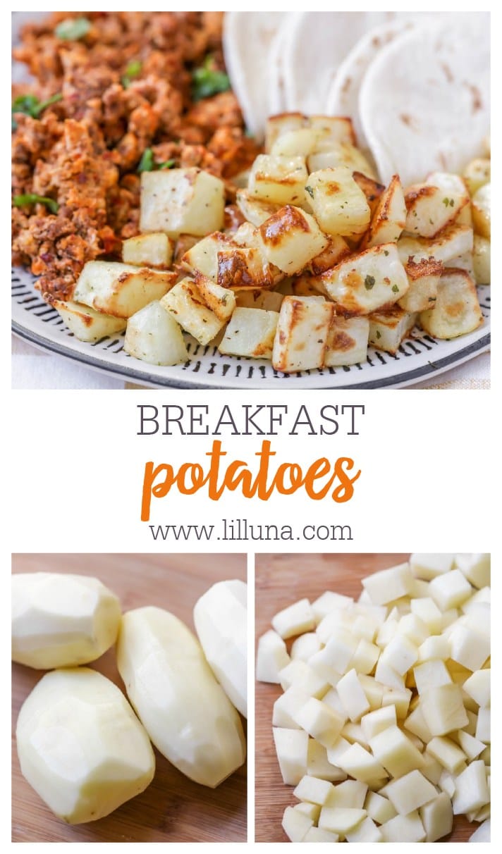 Crispy Breakfast Potatoes {Skillet + Oven Directions} | Lil' Luna