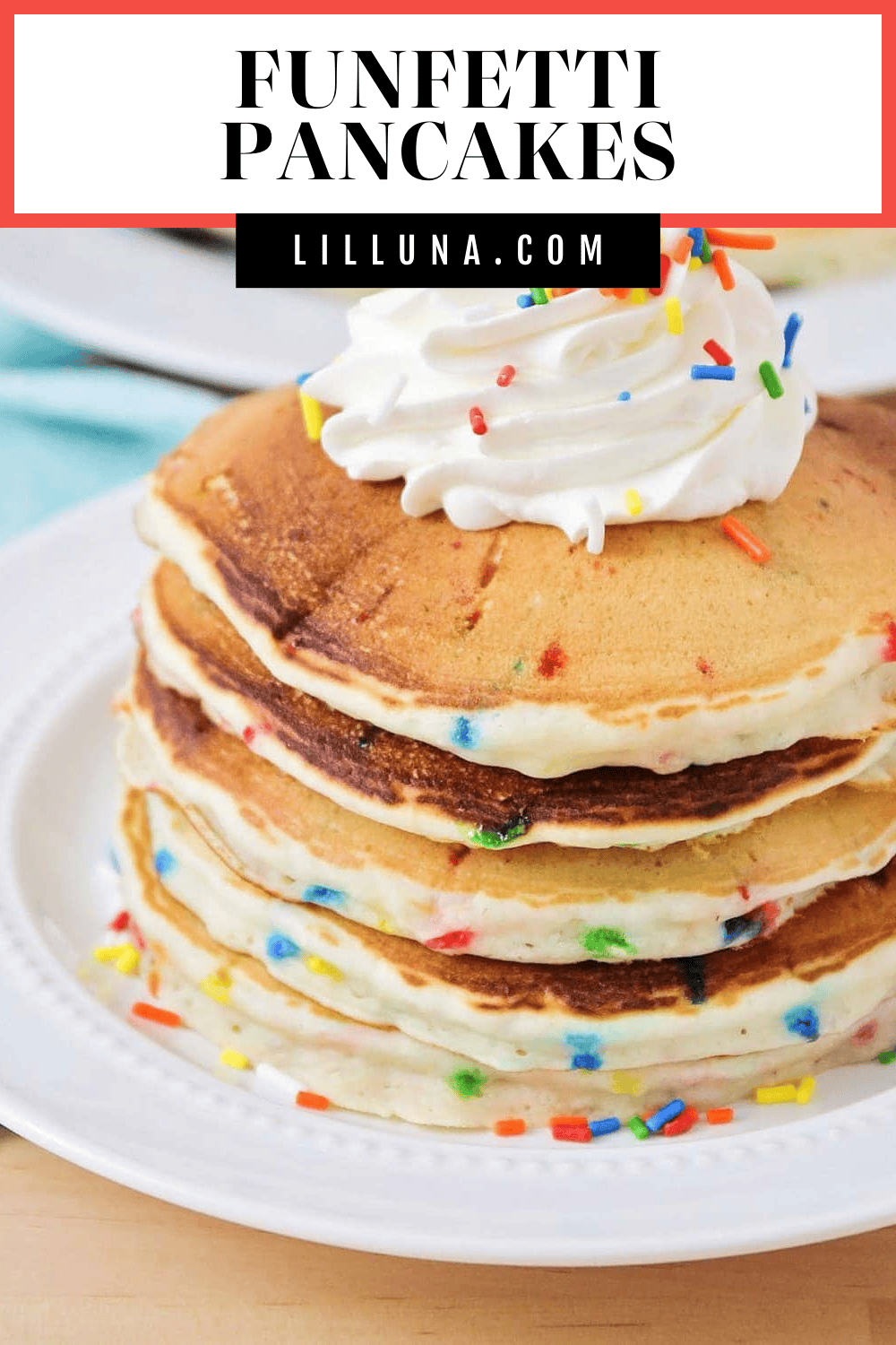 Funfetti Pancakes {Great Birthday Surprise} | Lil' Luna