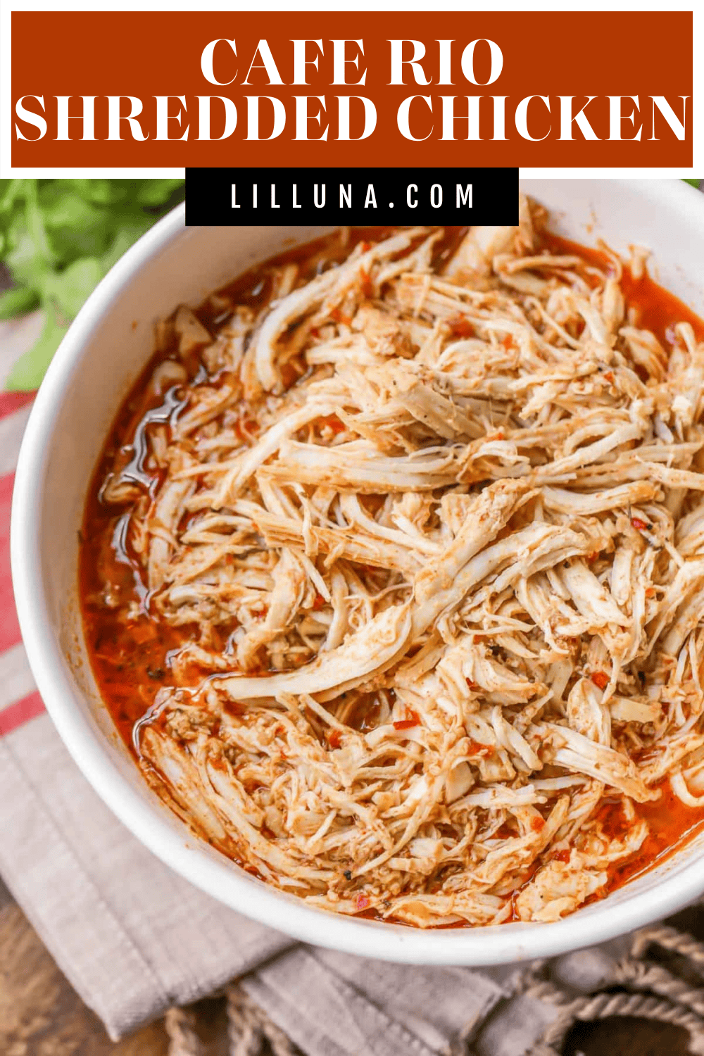 Copycat Cafe Rio Shredded Chicken Recipe | Lil' Luna