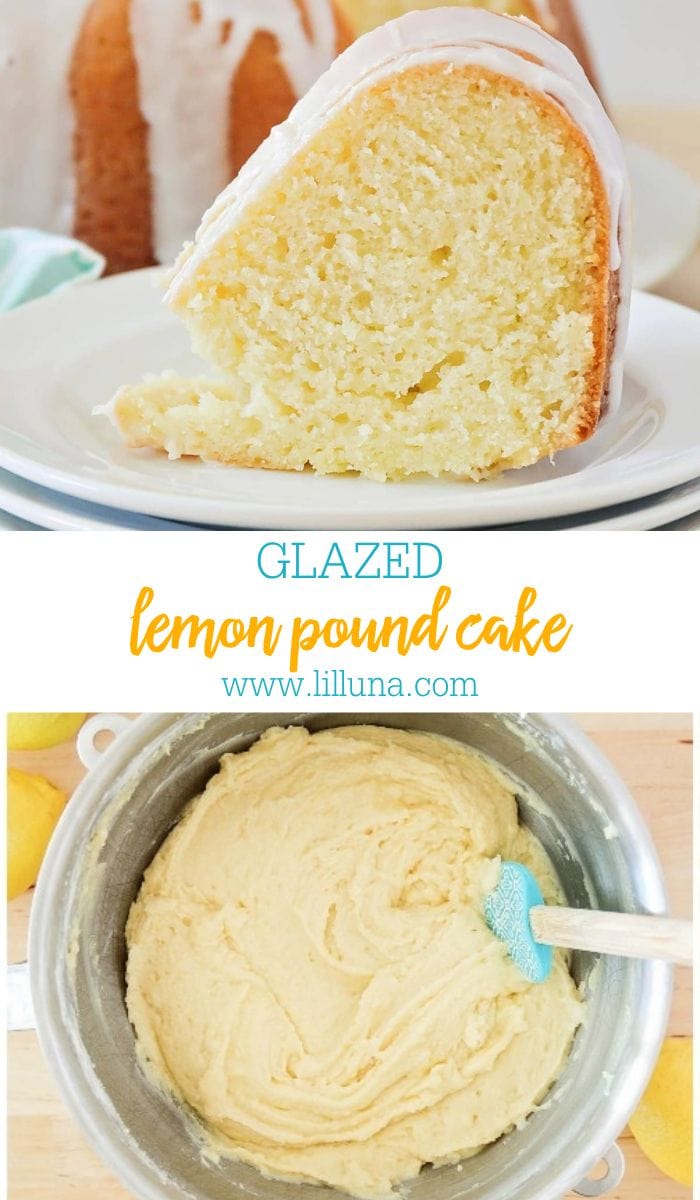 Lemon Pound Cake {With a Lemon Glaze!} | Lil' Luna