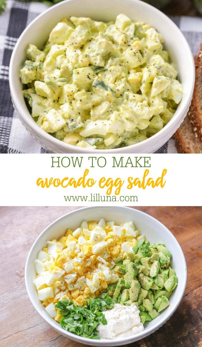 Quick + Easy Avocado Egg Salad | Lil' Luna