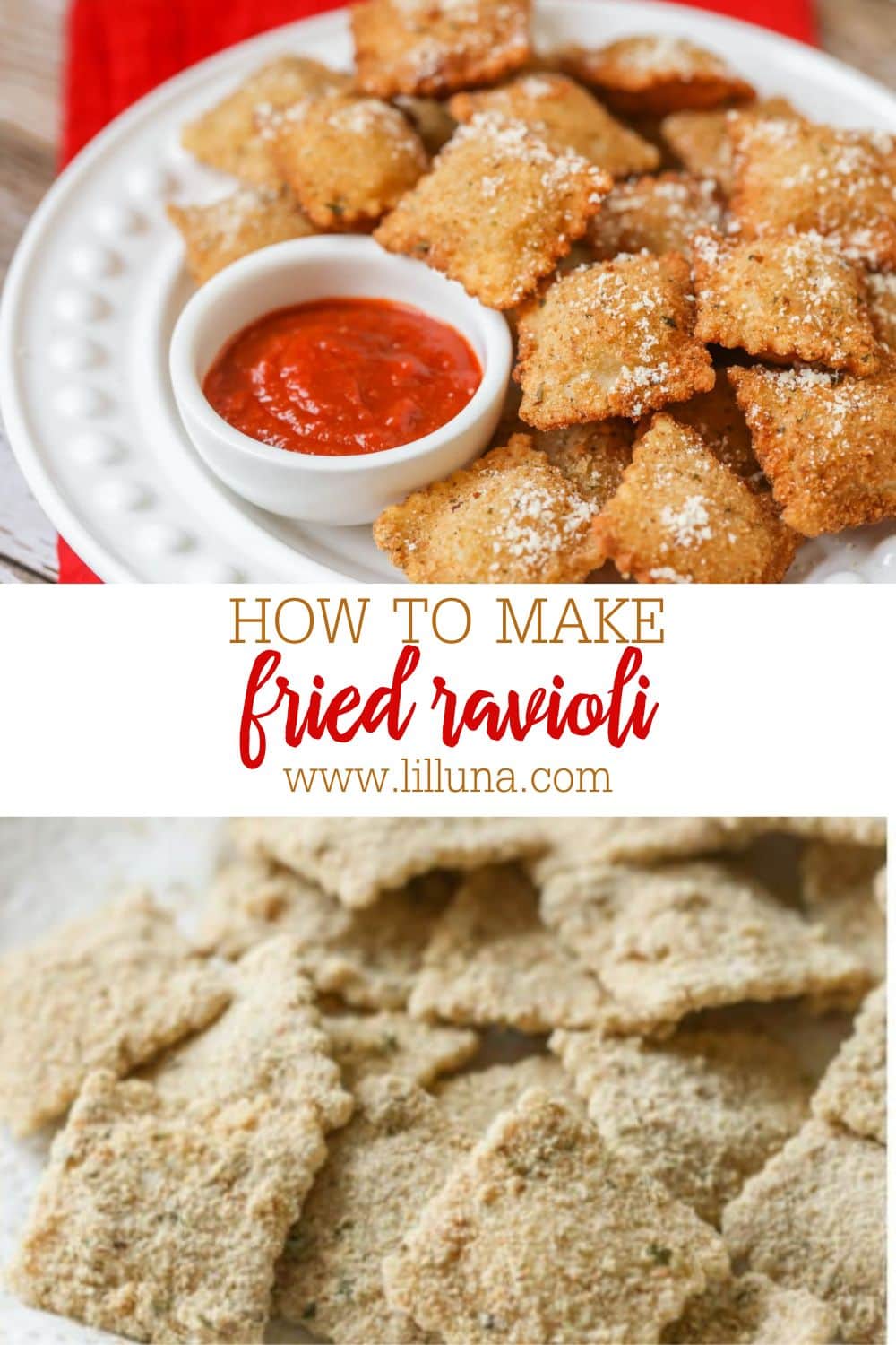 Fried Ravioli Recipe {+VIDEO} | Lil' Luna