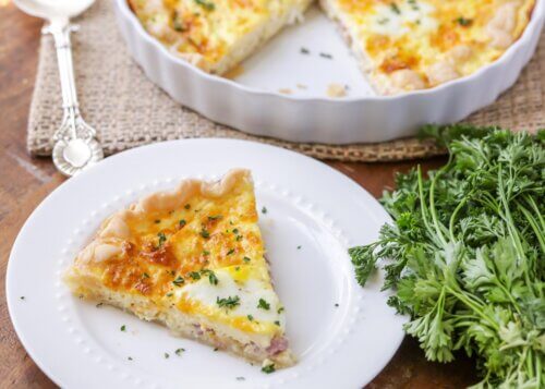 Best Ham and Cheese Quiche | Lil' Luna