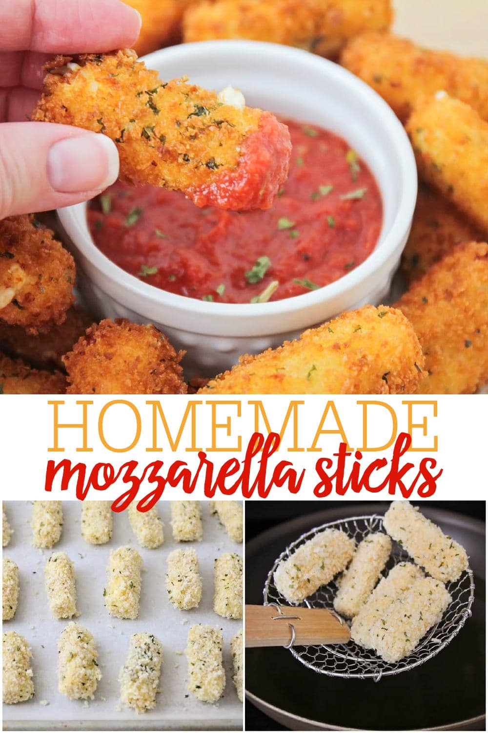 Homemade Mozzarella Sticks Recipe {+VIDEO} | Lil' Luna