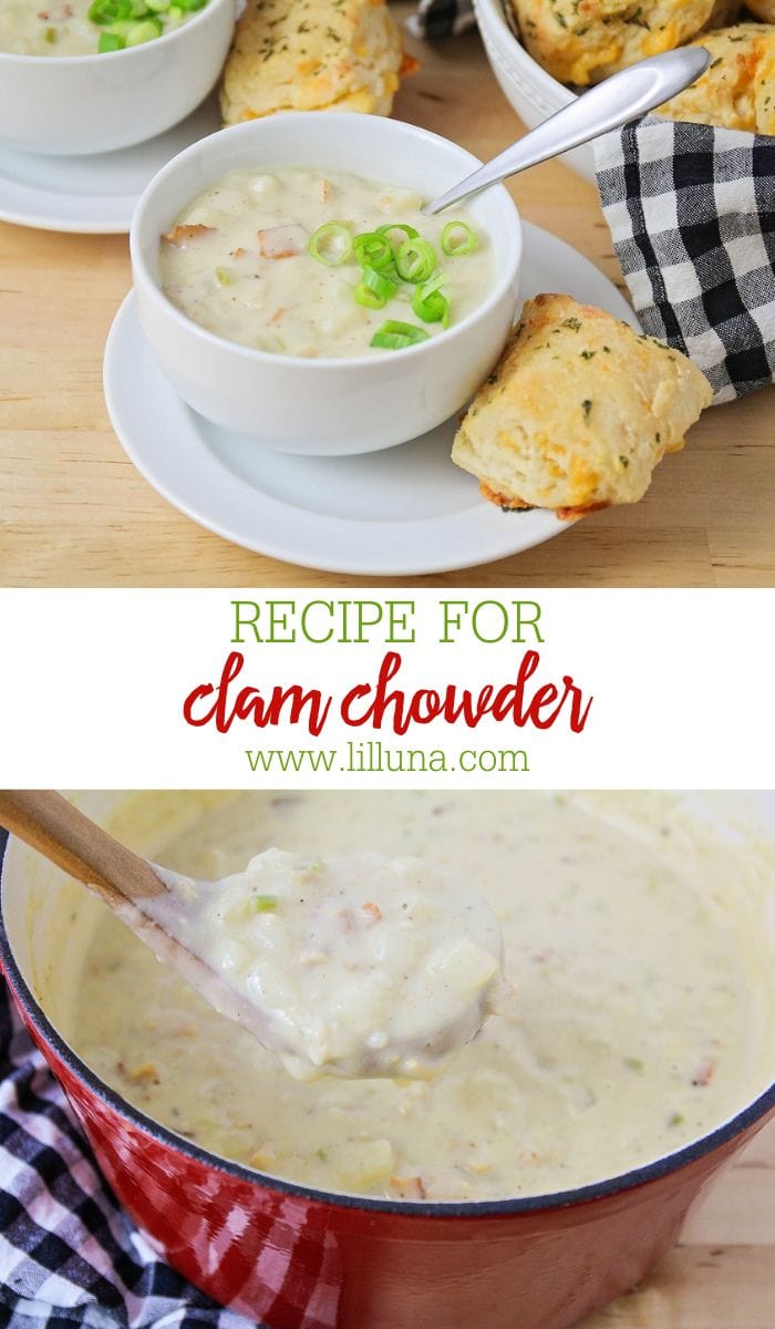 Recipe for Clam Chowder | Lil' Luna