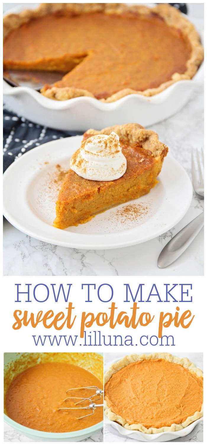 Sweet Potato Pie {A Tasty Classic!} | Lil' Luna