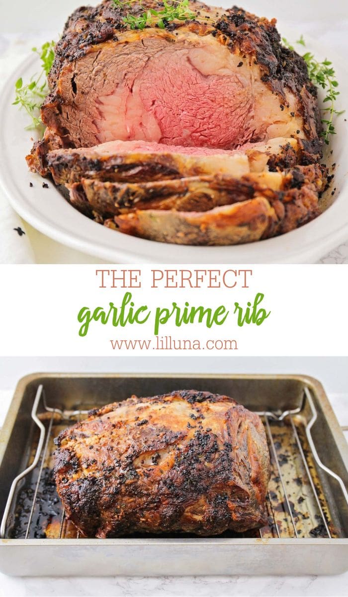 How to Make PERFECT Garlic Prime Rib {+VIDEO} | Lil' Luna