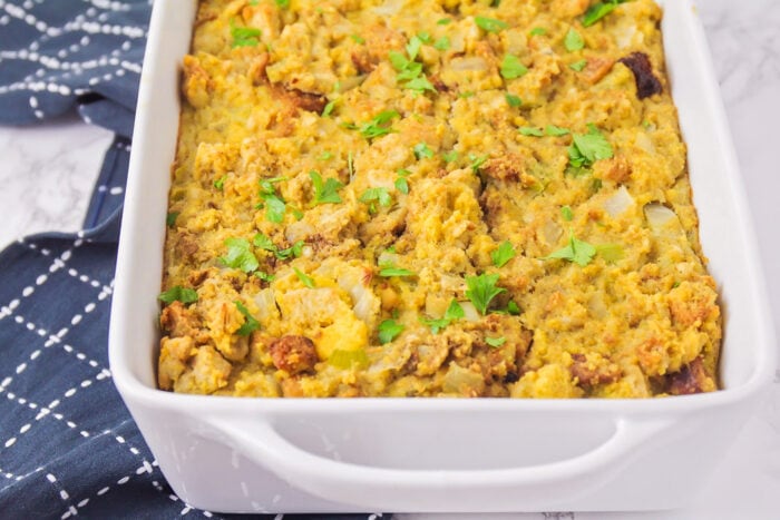 Easy Cornbread Stuffing Recipe | Lil' Luna