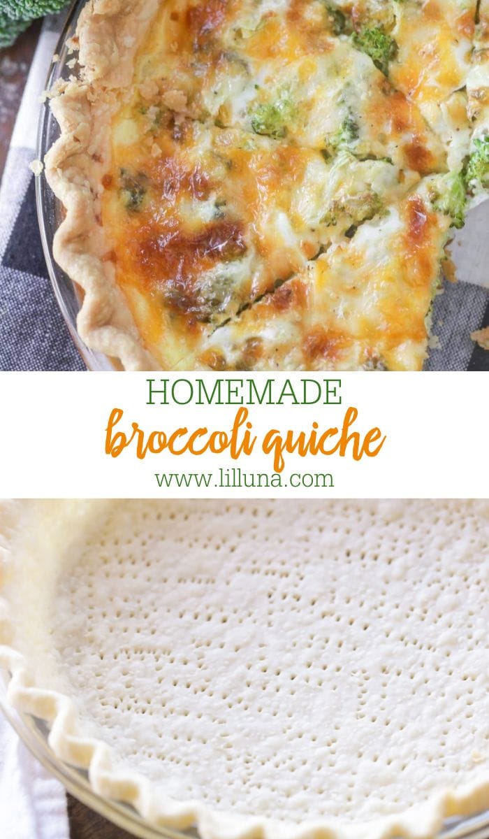 Easy Broccoli Quiche Recipe | Lil' Luna